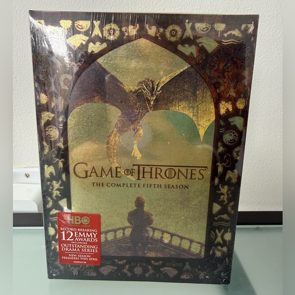 HBO | Games | New Sealed Game Of Thrones The Complete Fifth Season Dvd ...
